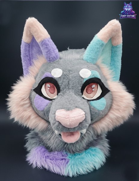 Fox Fursuit Head – Custom Anthro Furry Cosplay Headpiece - Furry Kostumes